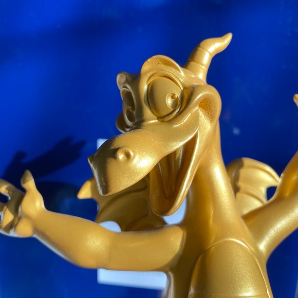 Disney | Accessories | Figment Golden Statue Walt Disney World 5th ...